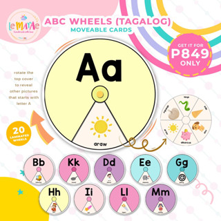 READING WHEELS ALPHABET WHEELS ABC Wheels Alpabetong Tagalog Wheels ...