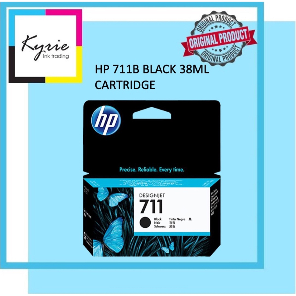 HP 711 38-ml Black Original Ink Cartridge (CZ129A) | Shopee Philippines