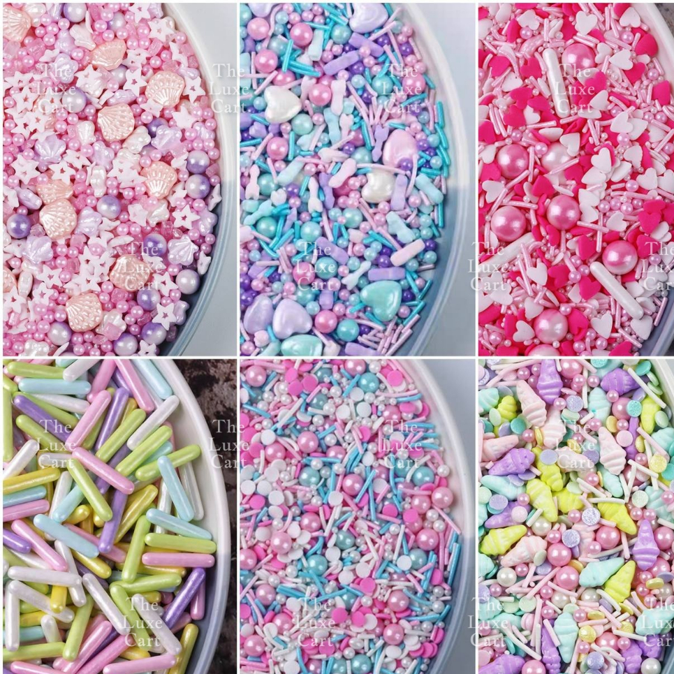 Assorted Design Edible Sprinkles Cake Baking Sugar Candy For Cake ...