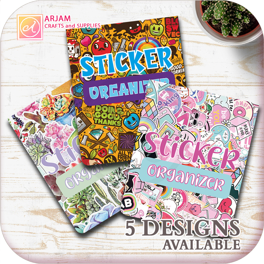 25 sheets Empty Sticker Book | Sticker Organizer | Blank Sticker Album ...