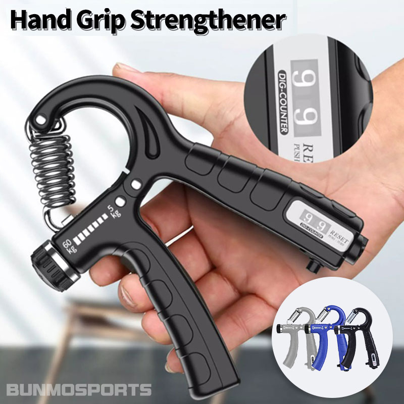 R-Shape Adjustable Countable Hand Grip Strength Wrist Exercise ...