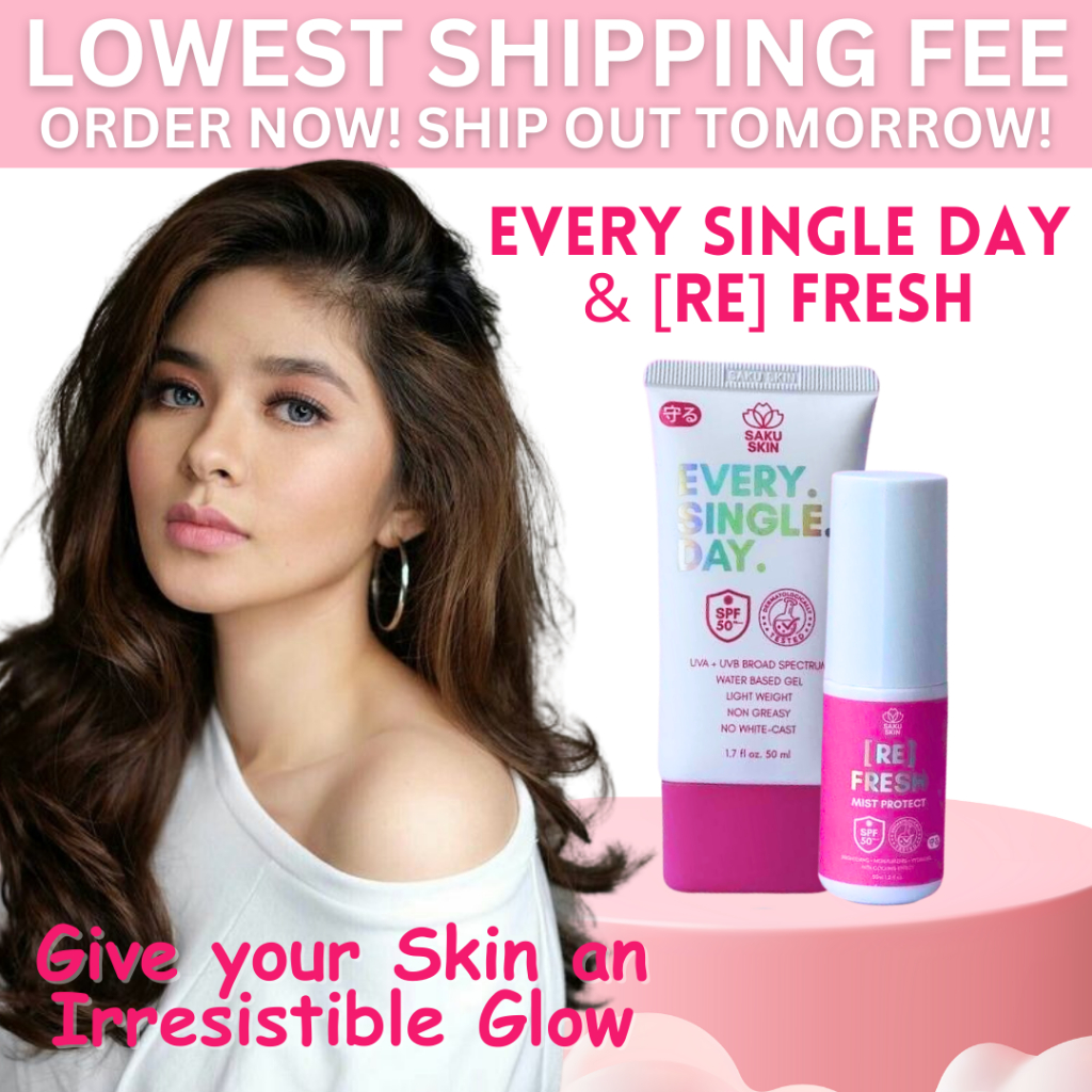 SAKU SKIN | REFRESH MIST PROTECT | EVERY SINGLE DAY SUNSCREEN | MOISTURIZE | WHITENING | SMOOTH ...