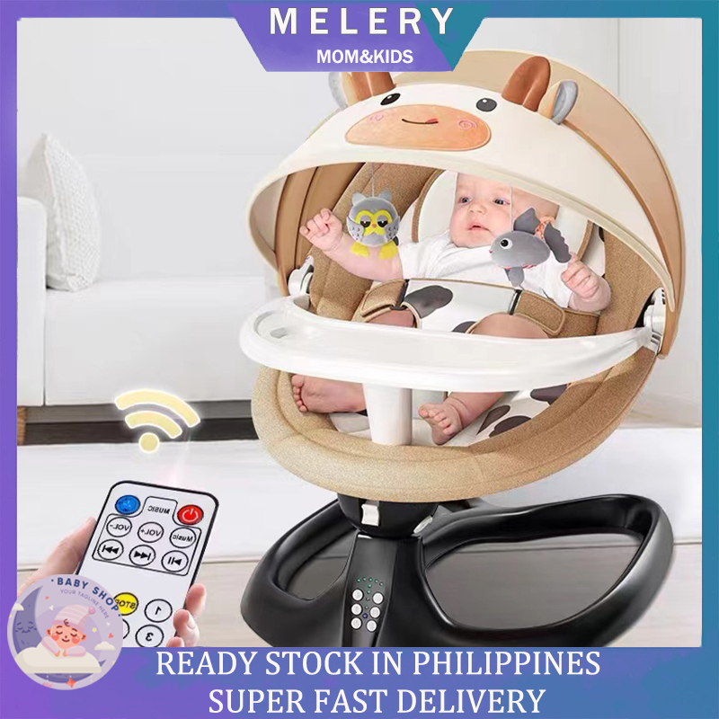Newborn Baby Swing Rocker Cradle Electric Rocking Chair For Baby Infant ...