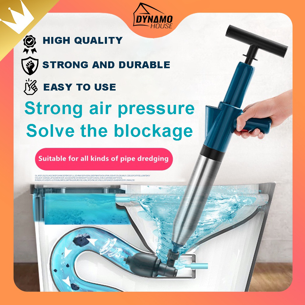 Toilet dredging artifact Drain Declogger Air Plunger Upgraded High ...