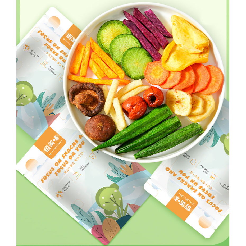 Mixed veggie chips and Fruit vegetable chips (125g,500g) | Shopee ...