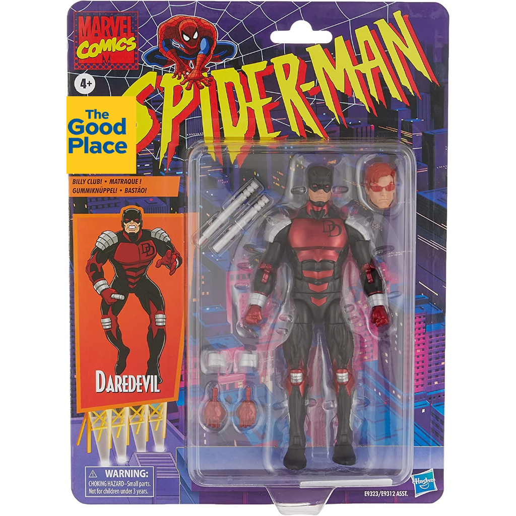 HASBRO Marvel Legends Retro Card Daredevil Figure With Accessories ...