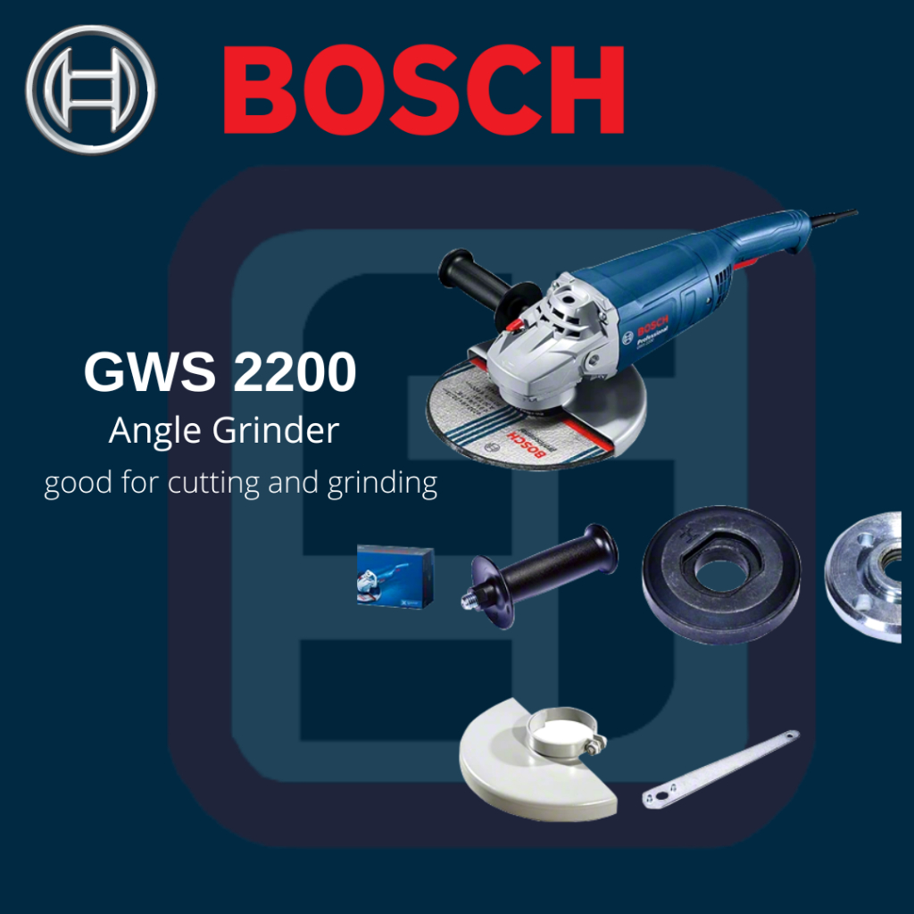Bosch GWS 2200 Professional Large Angle Grinder 7" | Shopee Philippines