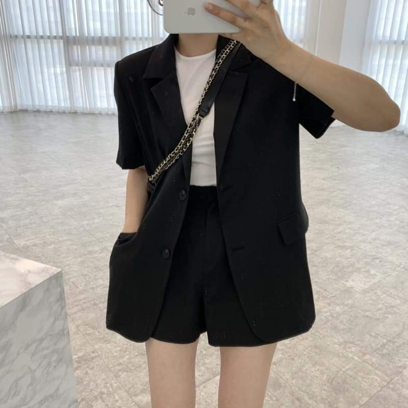 Korean Terno Suit #8362 | Shopee Philippines