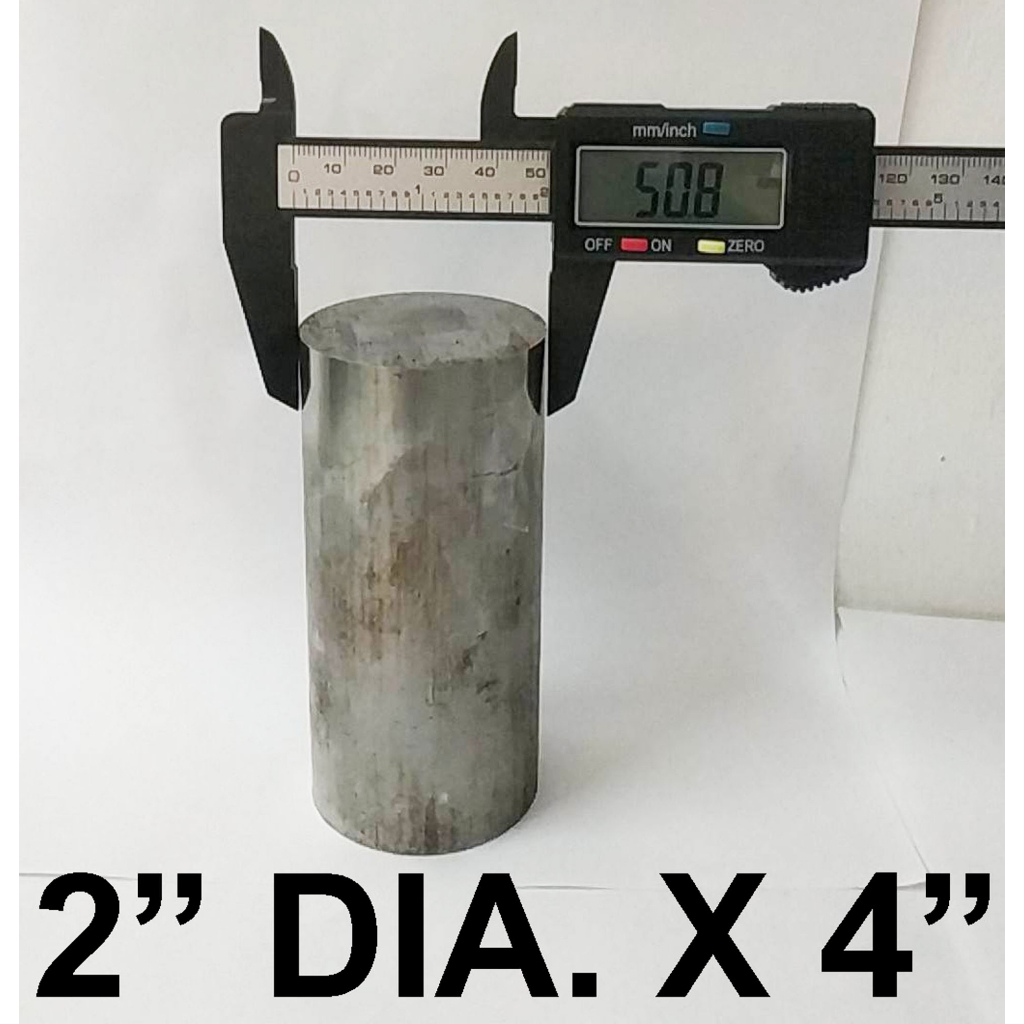 CRS SHAFTING 2" X 4" COLD ROLLED STEEL CR SHAFTING ROUND BAR