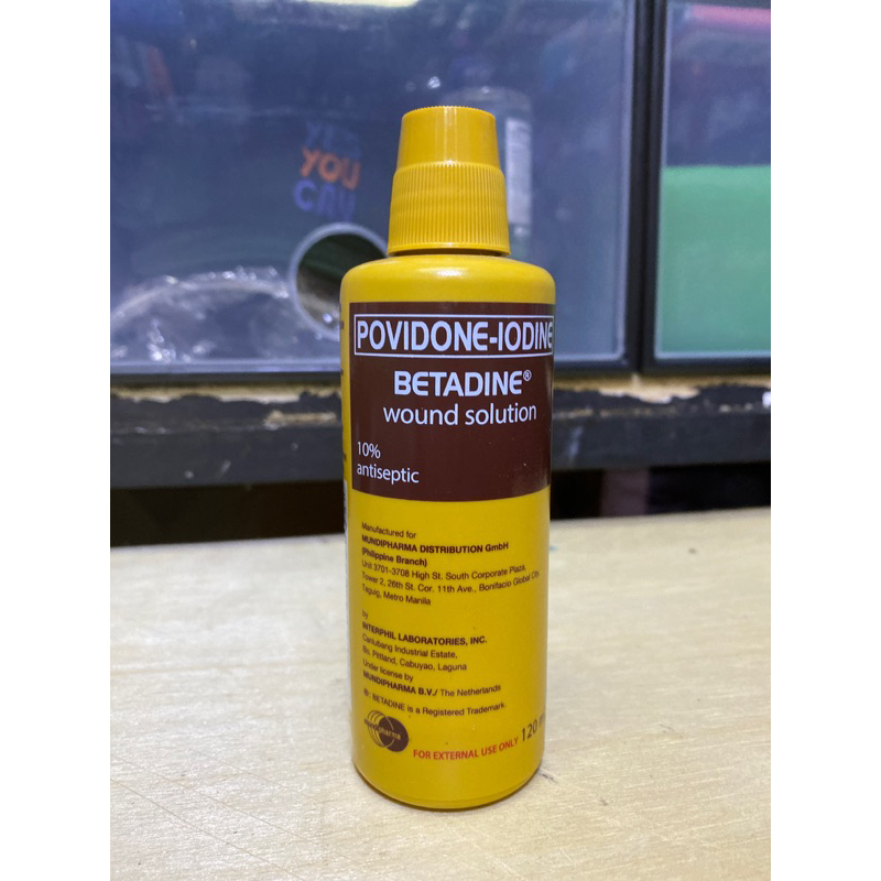 BETADINE WOUND SOLUTION/ SKIN CLEANSER POVIDONE IODINE 120ml | Shopee Philippines