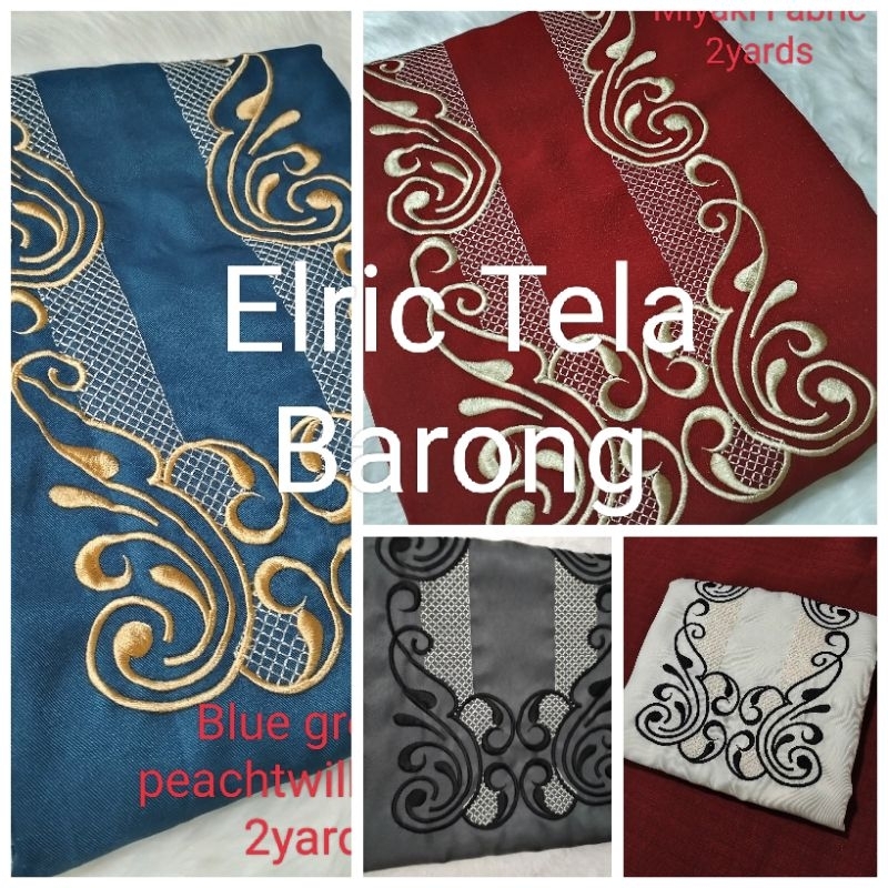 Tela barong/ barong fabric with burda barclay peach twill miyaki ...