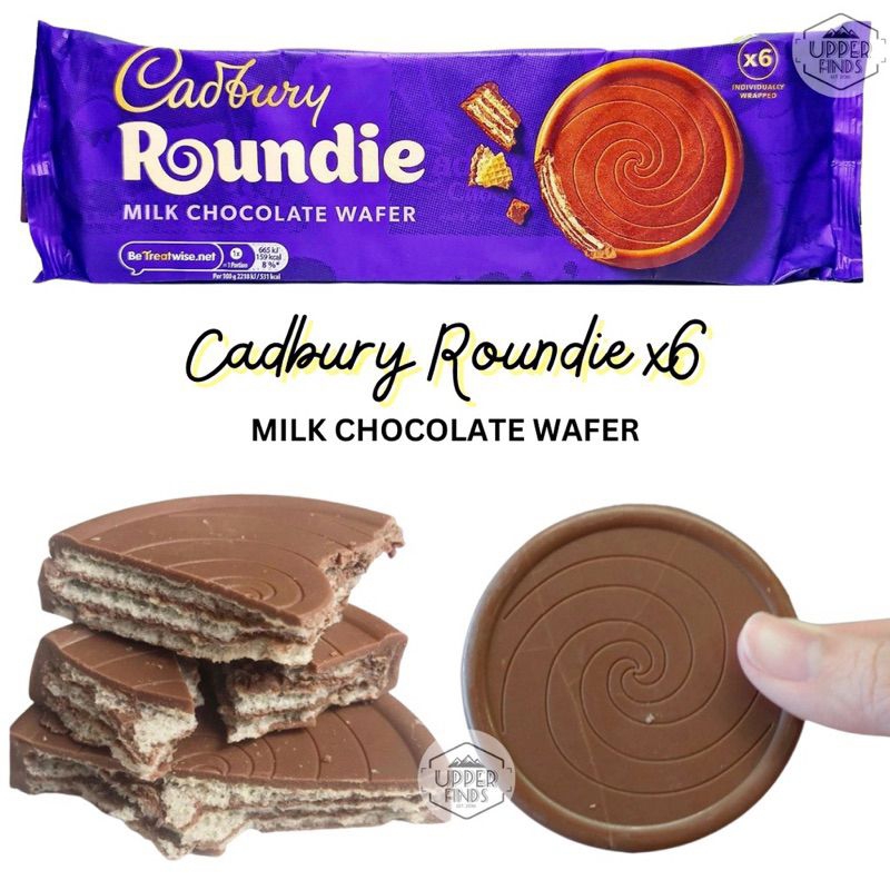 Cadbury Roundie Chocolate Wafers ( 6 rounds per pack ) | Shopee Philippines