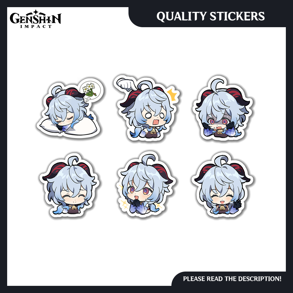 Ganyu - Genshin Impact Emoji Stickers | Shopee Philippines