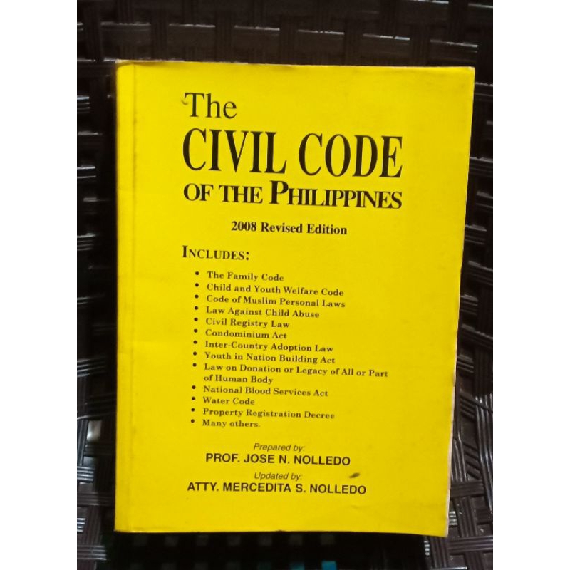 The Civil Code of the Philippines | Shopee Philippines