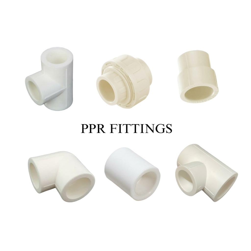 PPR PIPE FITTINGS PLAIN WHITE 1/2" (PER PIECE) | Shopee Philippines
