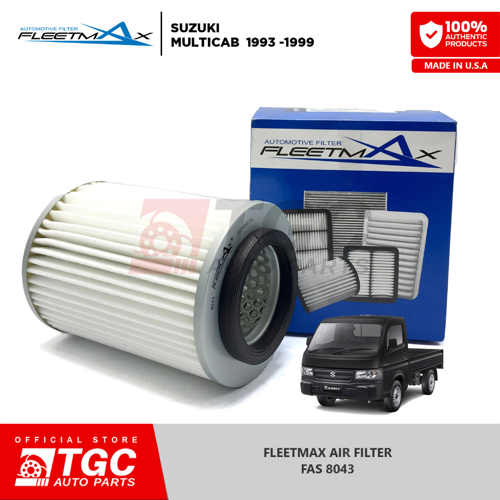 Fleetmax Air Filter / Air Cleaner Suzuki Multicab 1993 -1999 FAS8043 ...