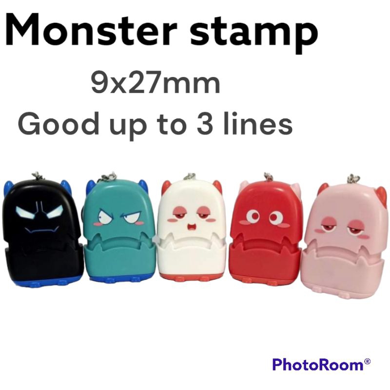 PERSONALIZED self inking stamp/ MONSTER STAMP | Shopee Philippines