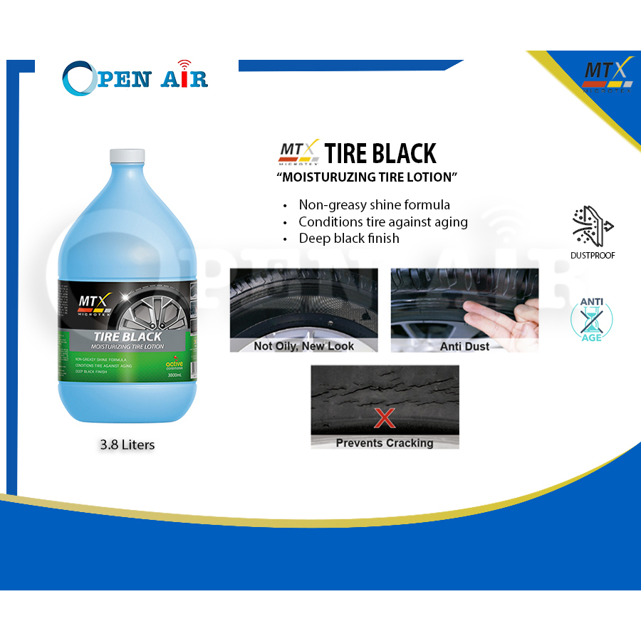 Microtex Tire Black Protection Shine Conditioner Moisturizer (3800ml ...