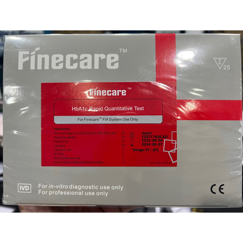 Finecare HBA1c Quantitative Test 25s | Shopee Philippines