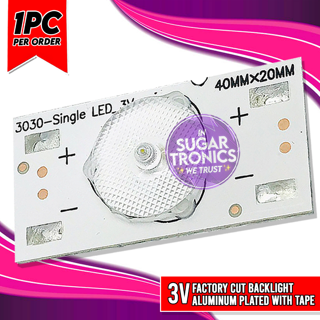 3V Factory Cut backlight aluminum plated with tape | Shopee Philippines