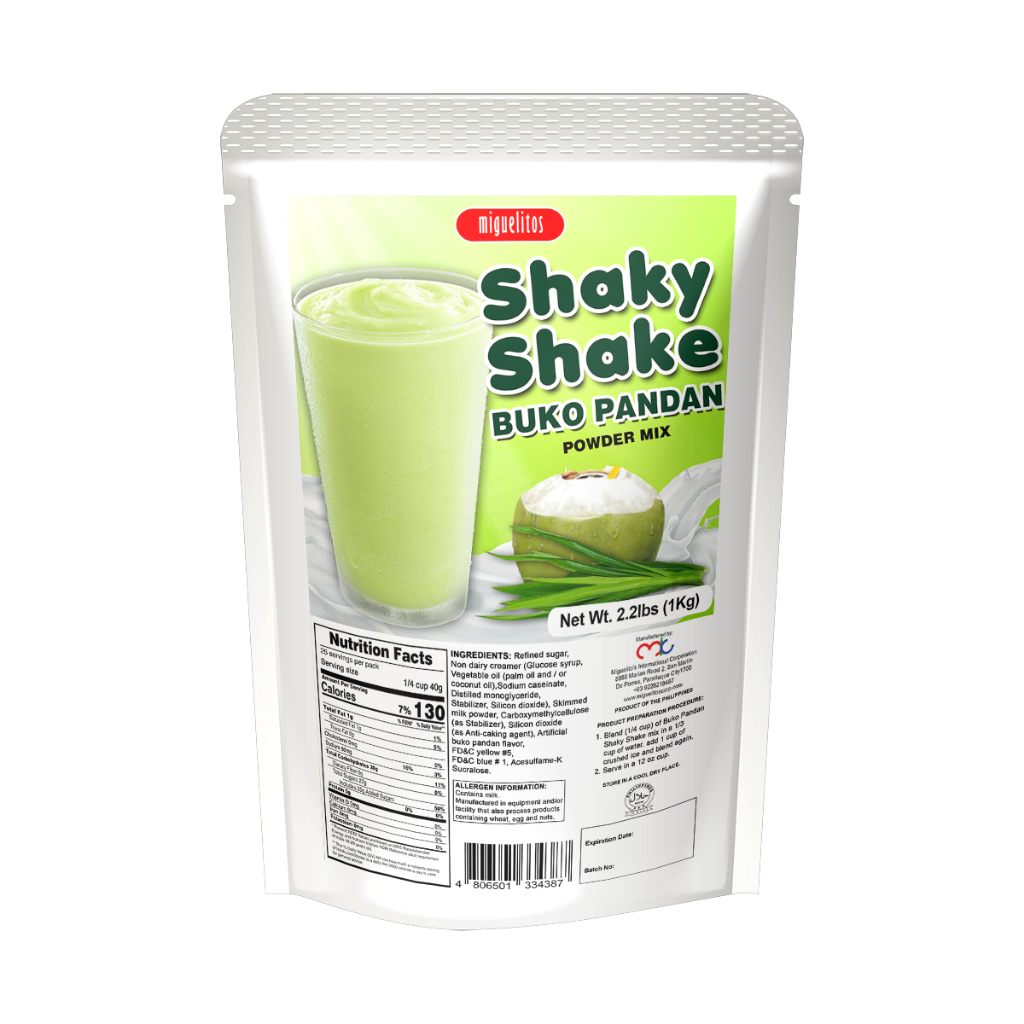 Shaky Shake Buko Pandan Powder Mix 1Kg | Shopee Philippines