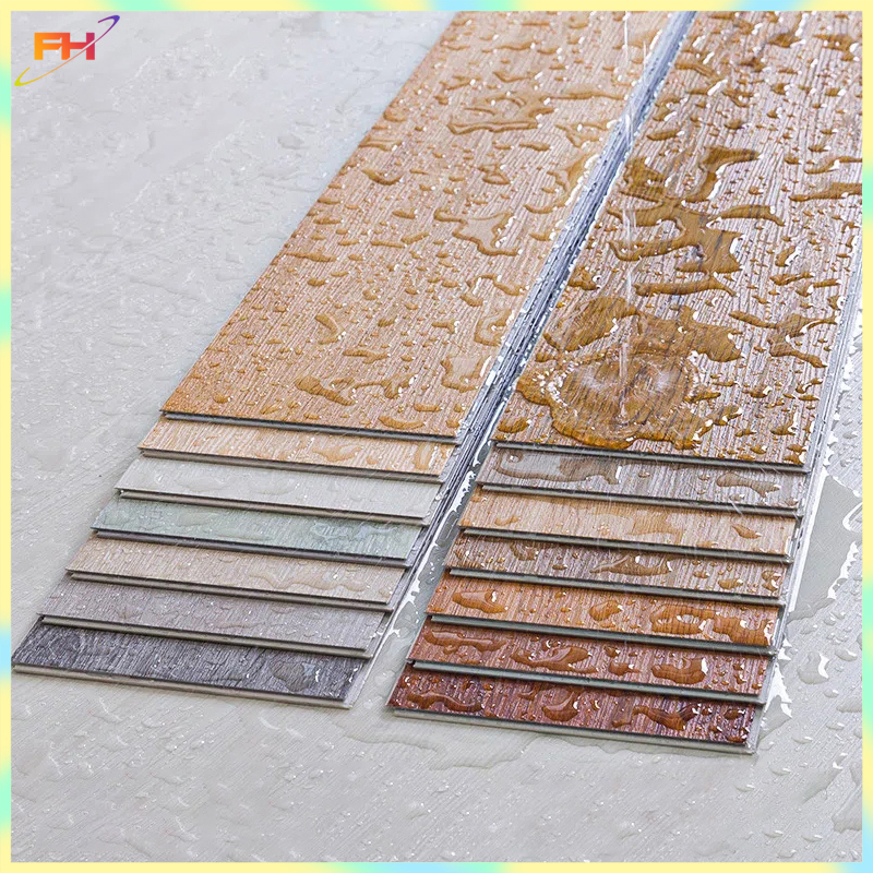 3D vinyl Wood Grain Floor Stickers 91x15cm Modern Style PVC vinyl tiles ...