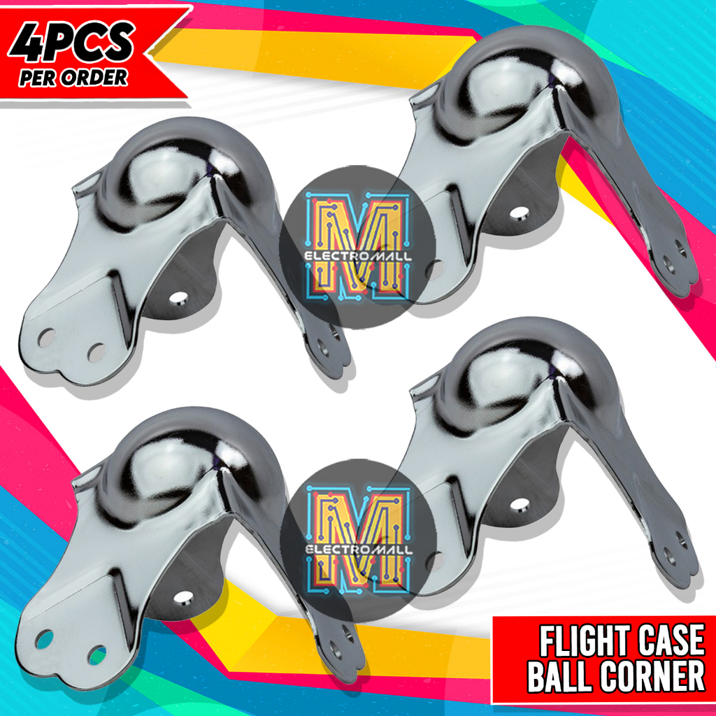 4PCS Silver Metal Ball Corner 6 Pin for Flight Case | Shopee Philippines