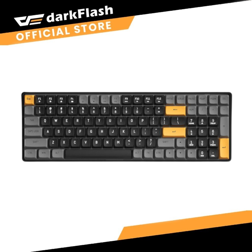 DarkFlash GD100 Mechanical Keyboard (K. Yellow) | Shopee Philippines