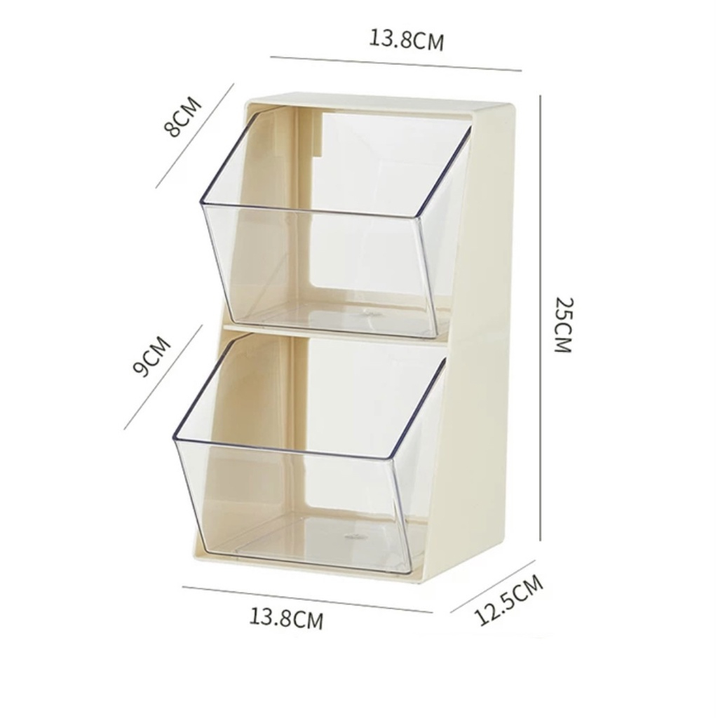 Sunlife Coffee Storage Box Acrylic Tea Bag Organizer Rack Desktop Tea ...