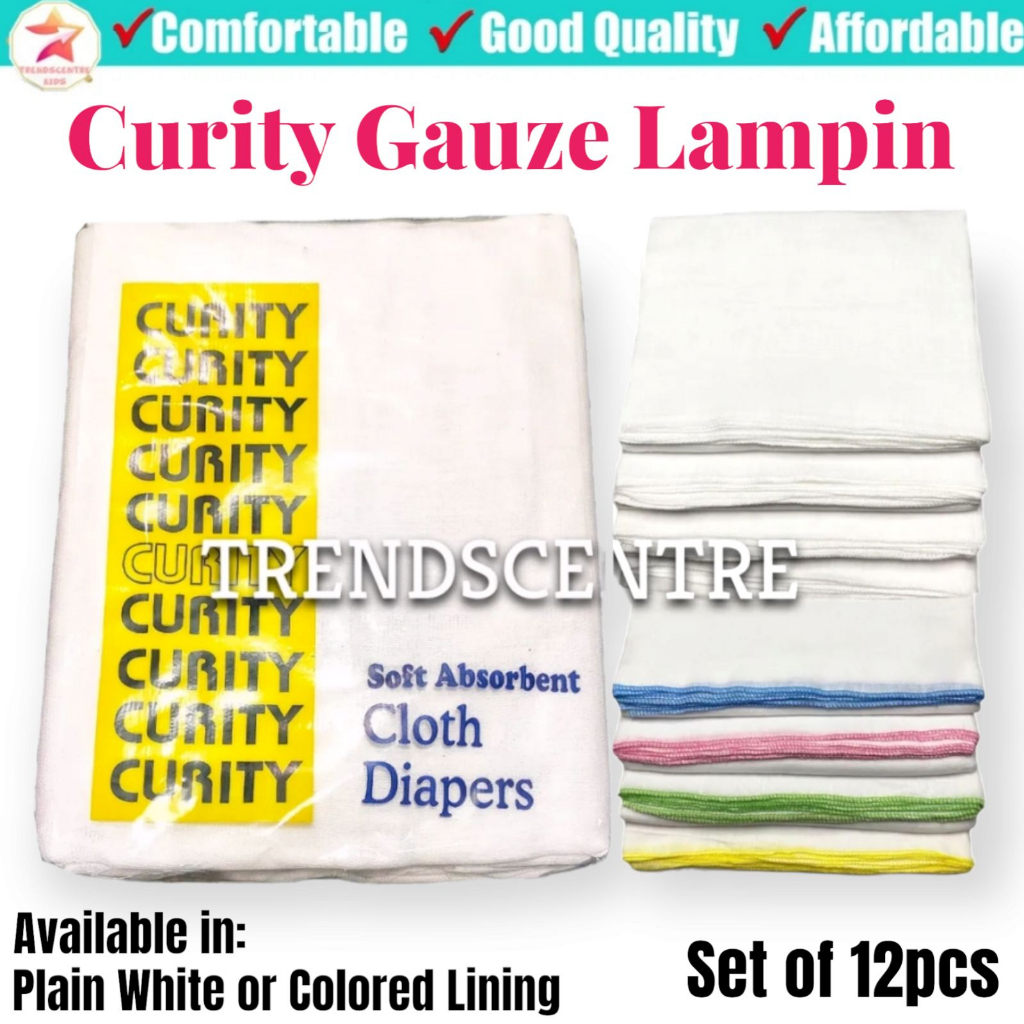 12pcs/6pcs Curity Cloth Diaper Gauze Gasa Lampin Soft Fabric for ...