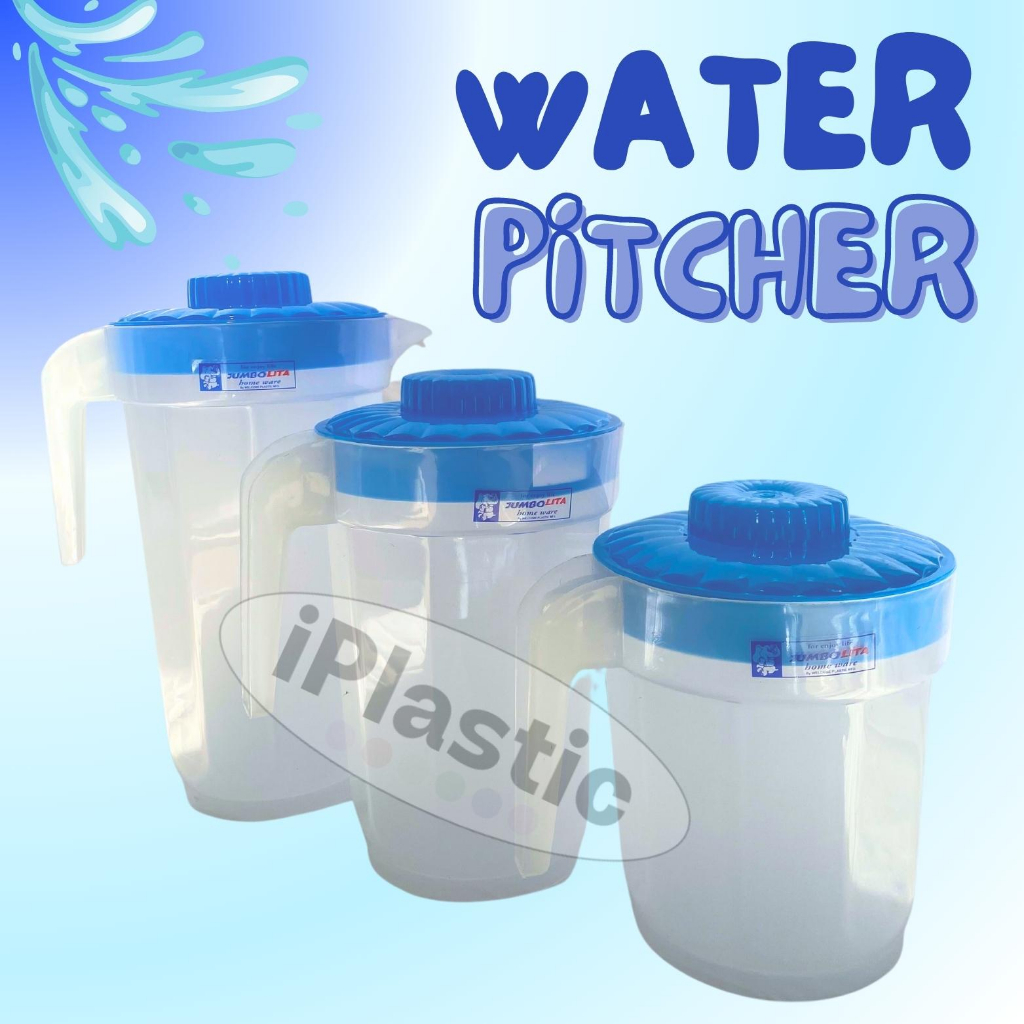 iPlastic. Plastic pitcher transparent 2.5 liters, 2 liters, 1 liters high quality pitsel #0862 ...
