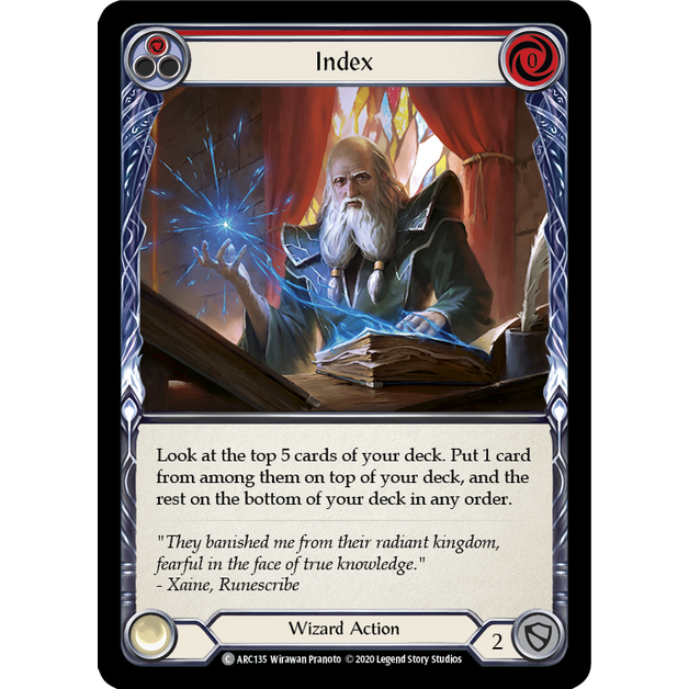 Index (ARCANE RISING UNLIMITED - FLESH AND BLOOD TCG) | Shopee Philippines