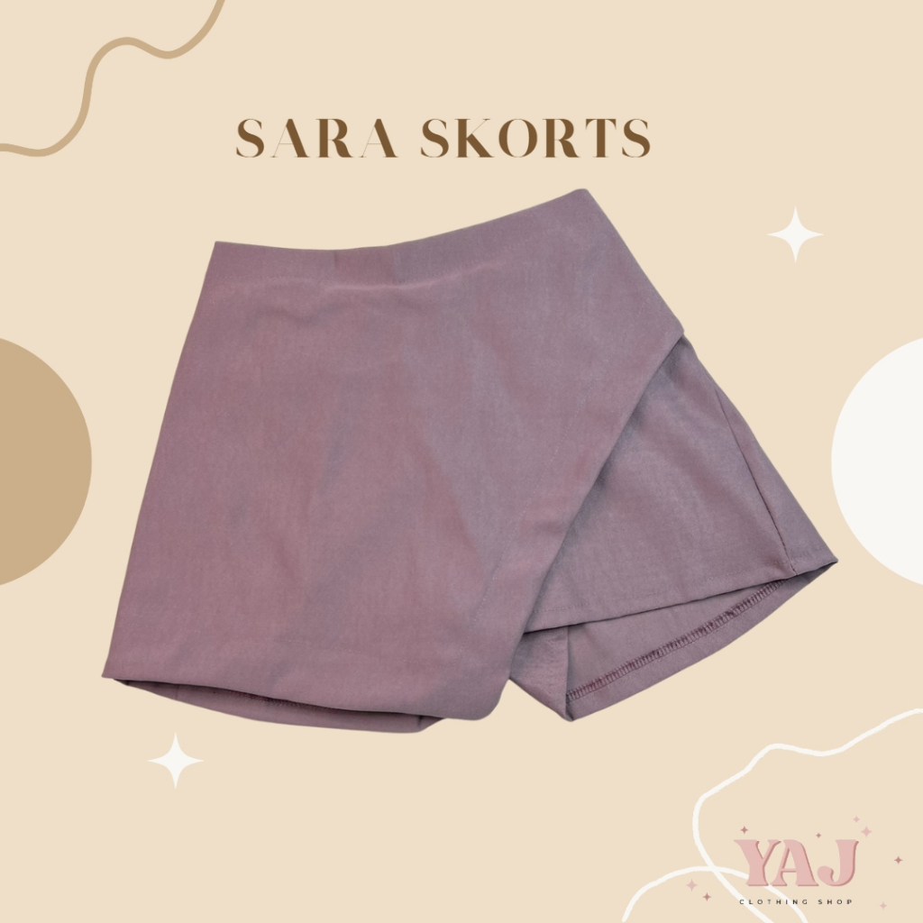 YAJ Sara Simple Skorts. Korean-Inspired Style | Shopee Philippines