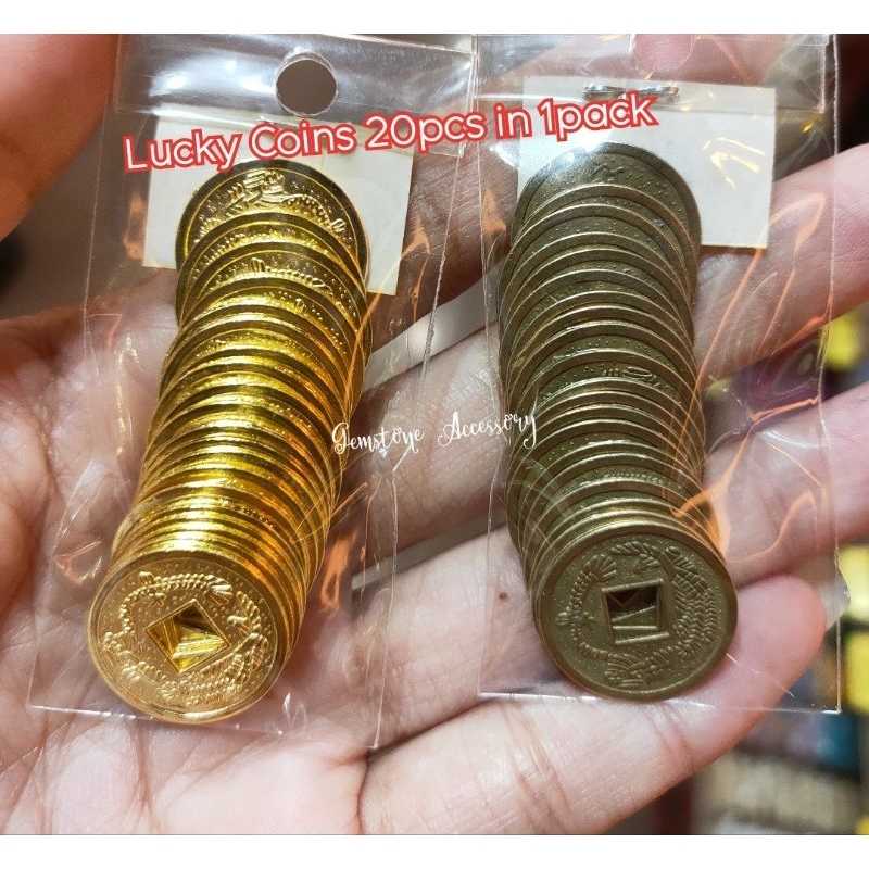 LUCKY COINS SMALL 20PCS 1PACK | Shopee Philippines