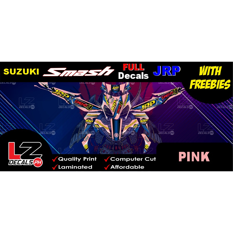 Suzuki Smash 115 JRP Full Decals / Stickers (with freebies) | Shopee ...