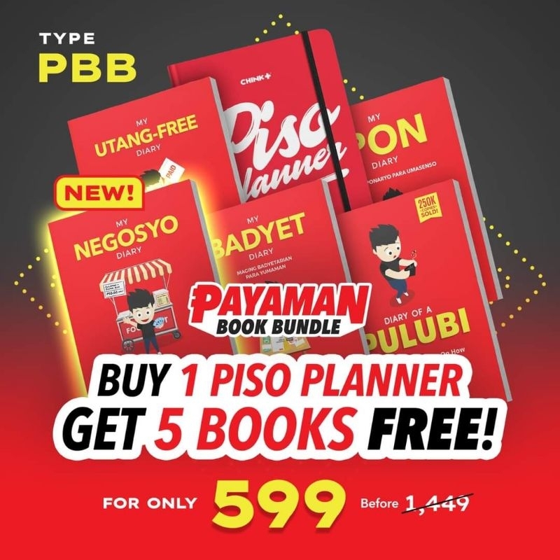 PAYAMAN BOOK BUNDLE 6in1 By Chinkee Tan Self Help Year Paper Back | Shopee Philippines