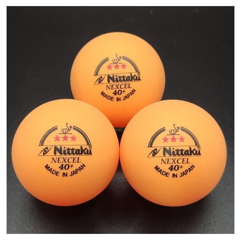 Table Tennis Balls 40+ NITTAKU NEXCEL 3 Star Polyball ( ORANGE ) | Shopee Philippines