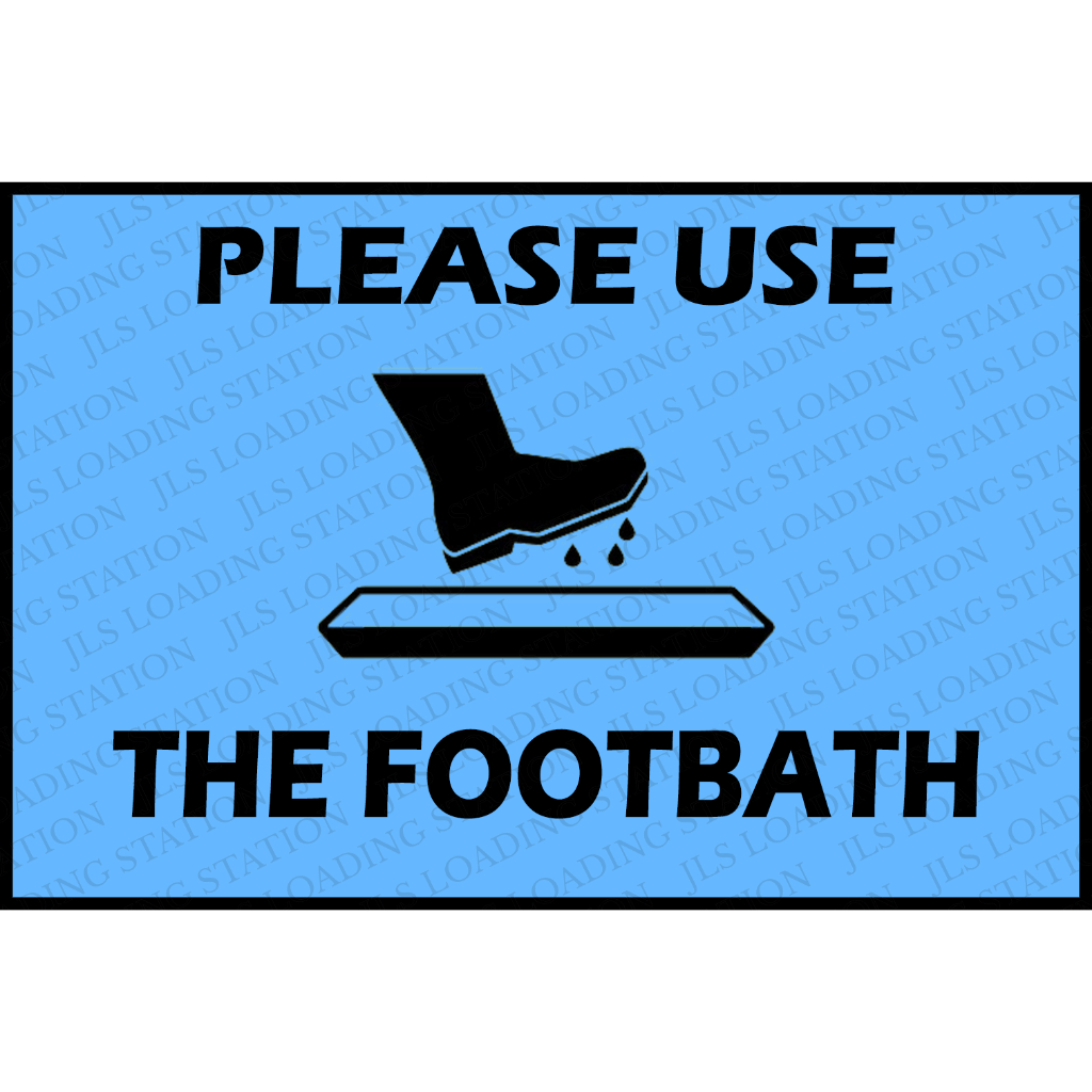 PLEASE USE THE FOOTBATH (LAMINATED/PVC) SIGNAGE | Shopee Philippines