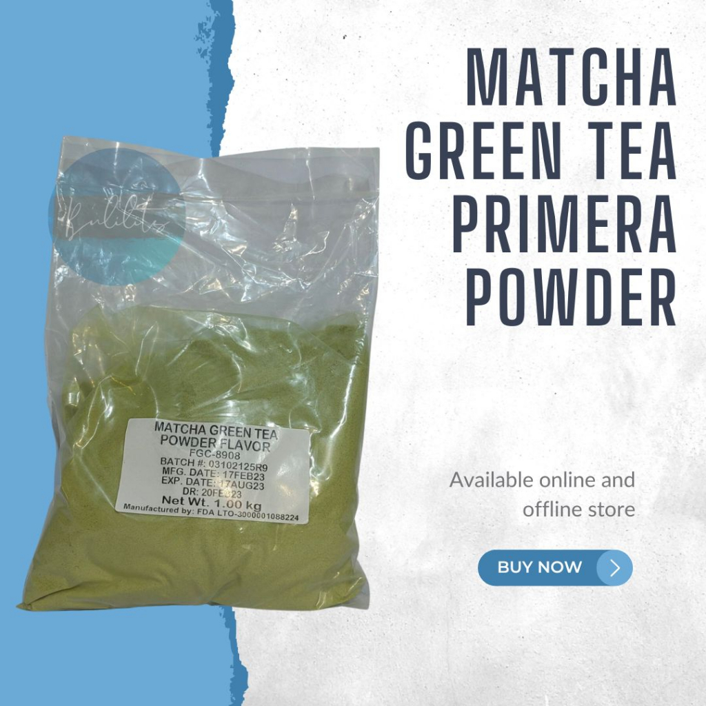 Matcha green Tea 1kg / Primera Green Tea Matcha Powder (COD) | Shopee ...