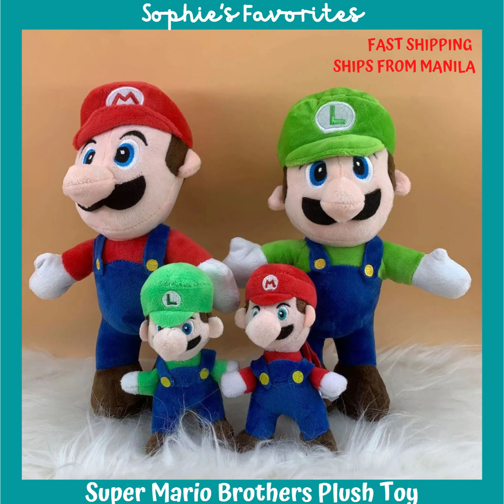 25cm Super Mario Brothers Plush Toy Stuffed Toy | Shopee Philippines