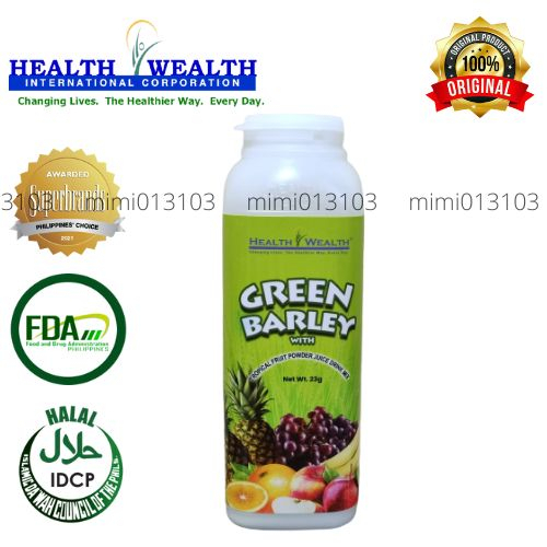 100% Authentic Green Barley with Tropical Fruit Powder Juice Drink Mix ...