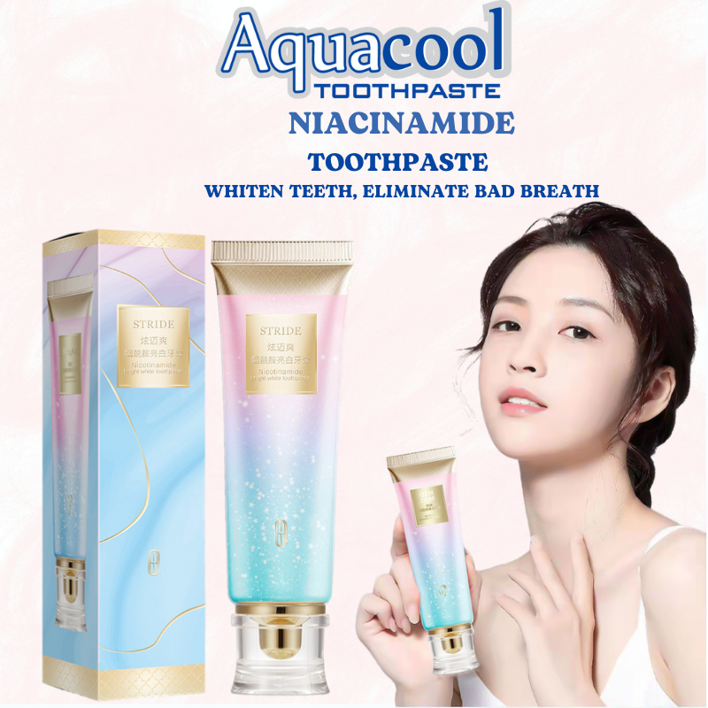 NIACINAMIDE Toothpaste Original Aquacool Whitening Remove Plaqu Oral ...