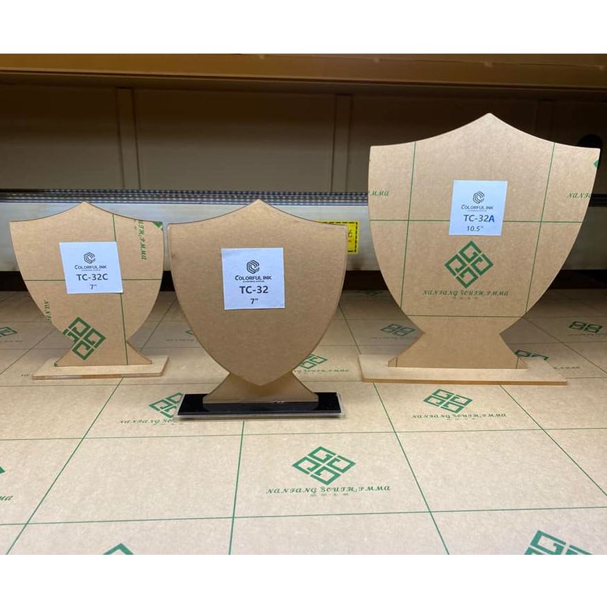 (TC-32C/TC-32A/TC-32)Plaque Blank Acrylic Clear / Transparent, Trophy ...