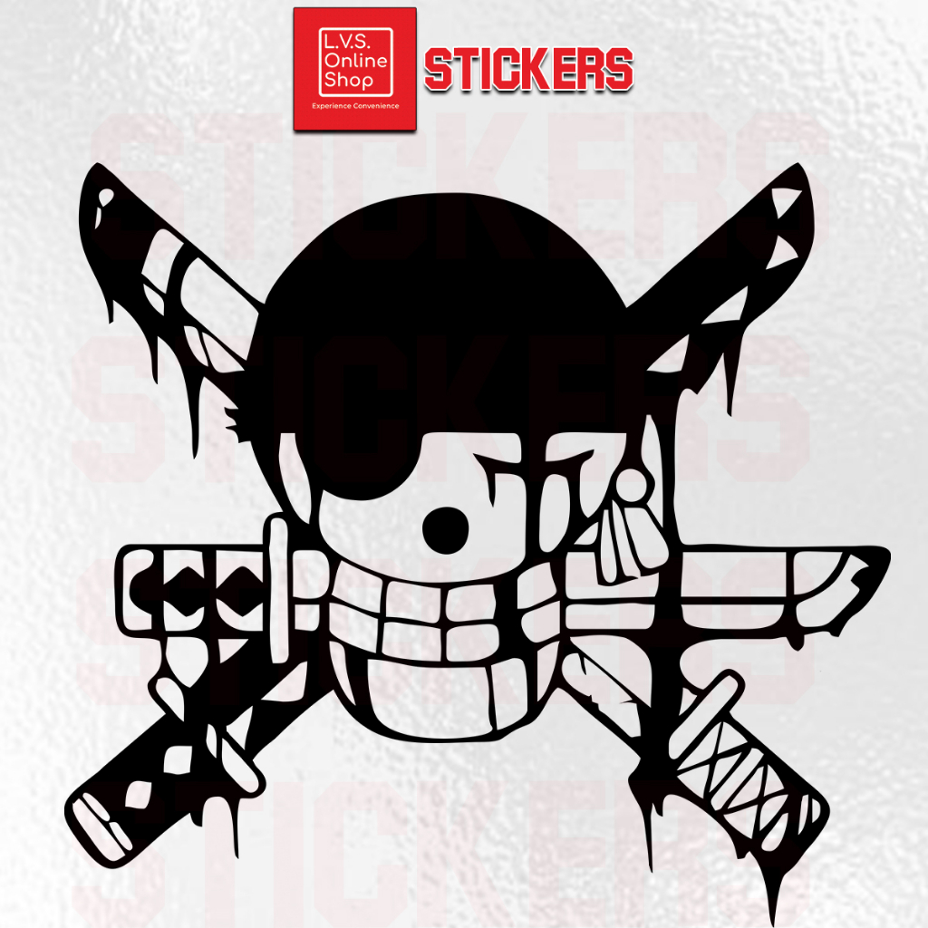 Roronoa Zoro 04-For Laptop Motorcycle Motor Car tumbler Anime Vinyl ...