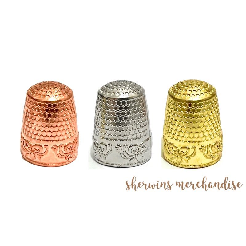 1pc Metal Thimble (3 colors available) | Shopee Philippines