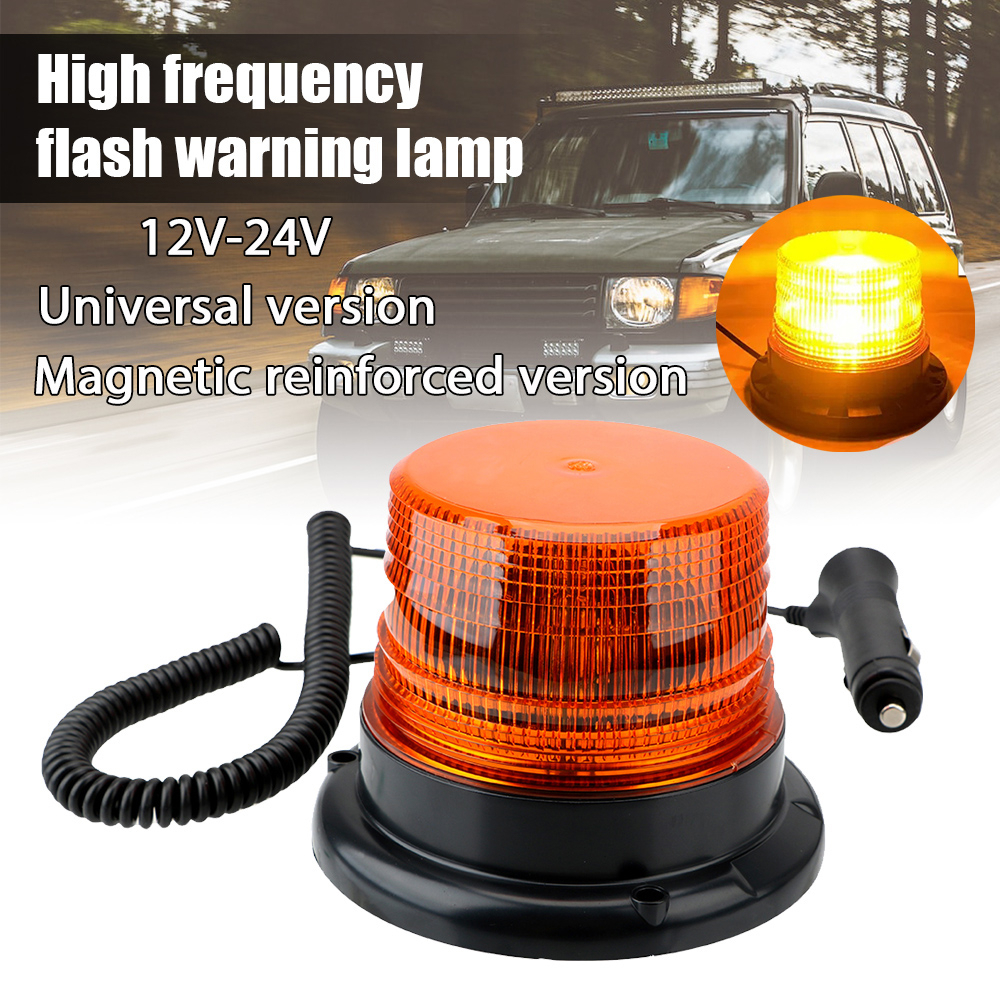 12-24V LED Truck Magnetic school bus Warning flash beacon Police lights ...