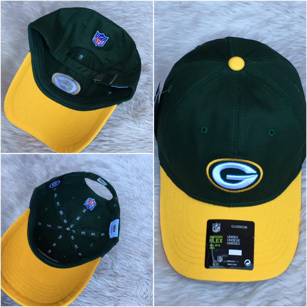 Green Bay Packers dadhat cap streetwear adjustable cap for men | Shopee ...