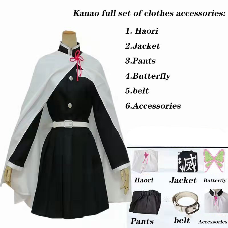 Demon Slayer Kanao Costume Anime Demon Slayer Cosplay Tanjirou Kimetsu ...