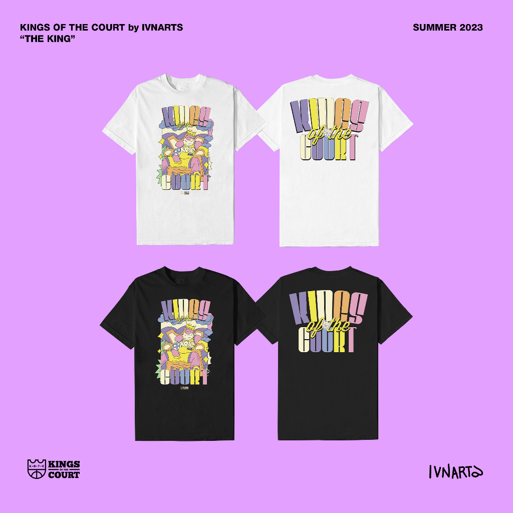 KOTC "The King" Artist Series: Ivnarts T-shirt for Men Heavyweight ...