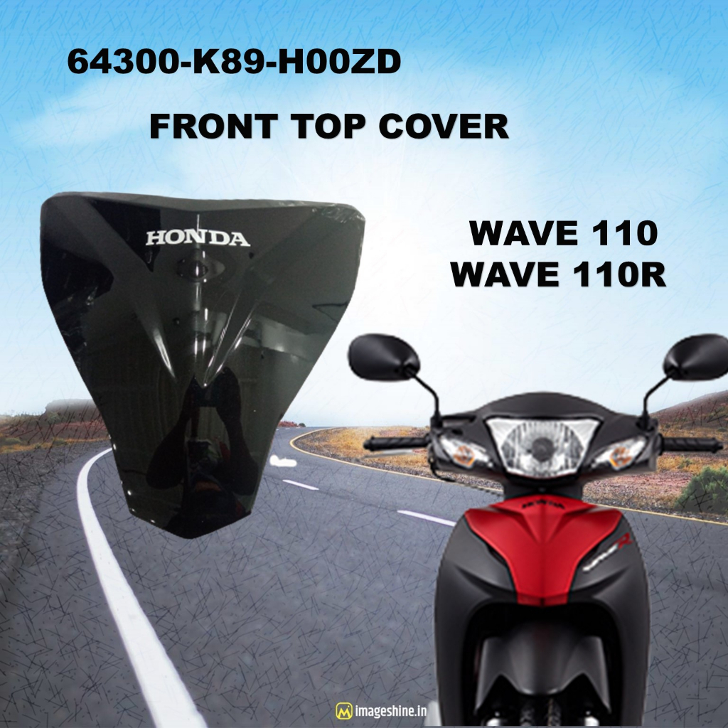 GENUINE HONDA WAVE 110 / WAVE 110R FRONT COVER PARTS NO 64300-K89-H00ZD ...